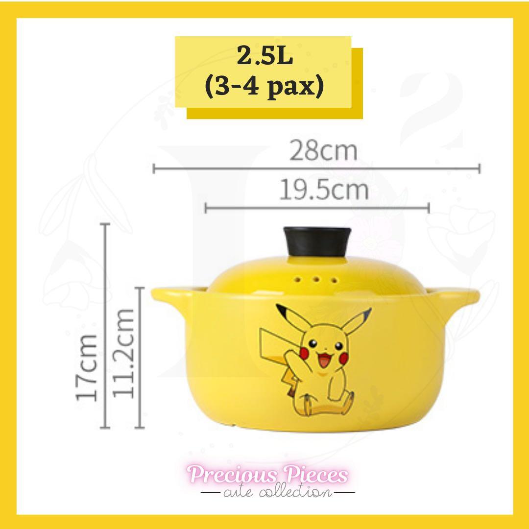 Pikachu Ceramic Cooking Pot, Furniture & Home Living, Kitchenware ...