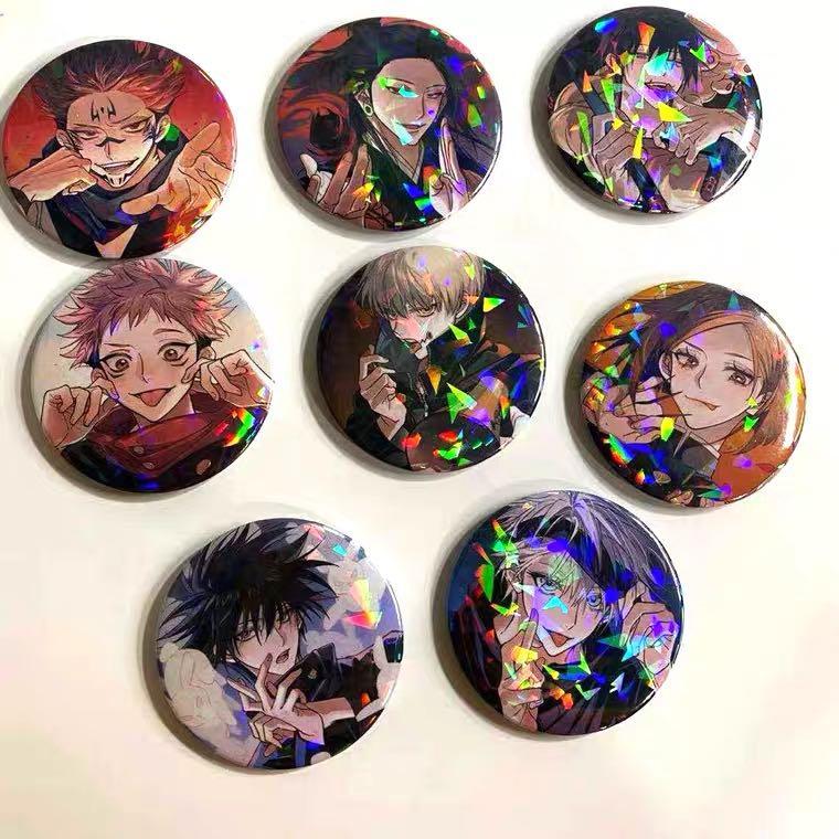 PO jujutsu kaisen badge jjk (I), Hobbies & Toys, Memorabilia ...