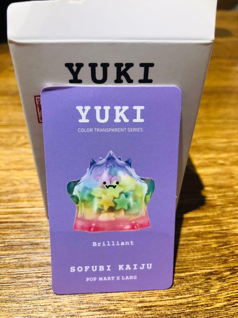 POPMART - Yuki Color Transparent Series - Brilliant, Hobbies & Toys ...