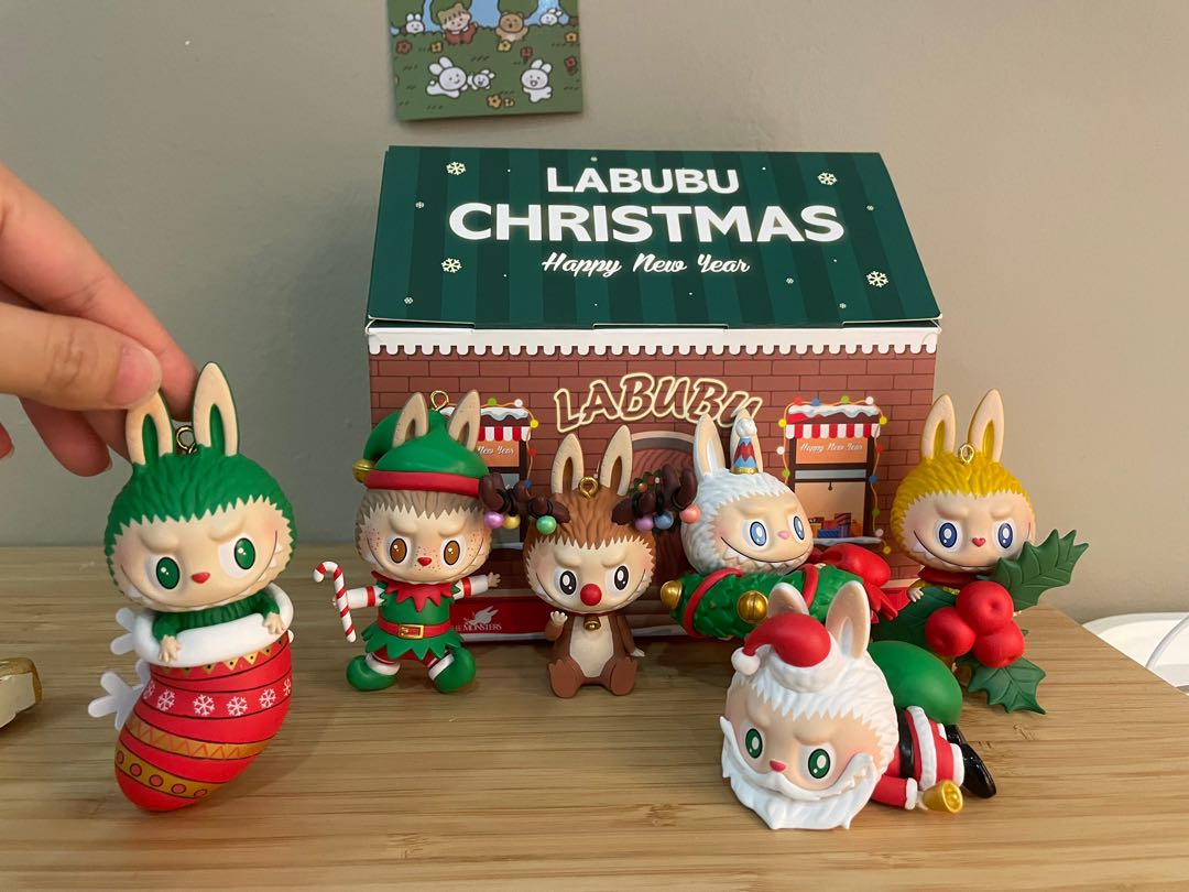 Popmart labubu Christmas-limited edition, Hobbies & Toys, Toys & Games ...