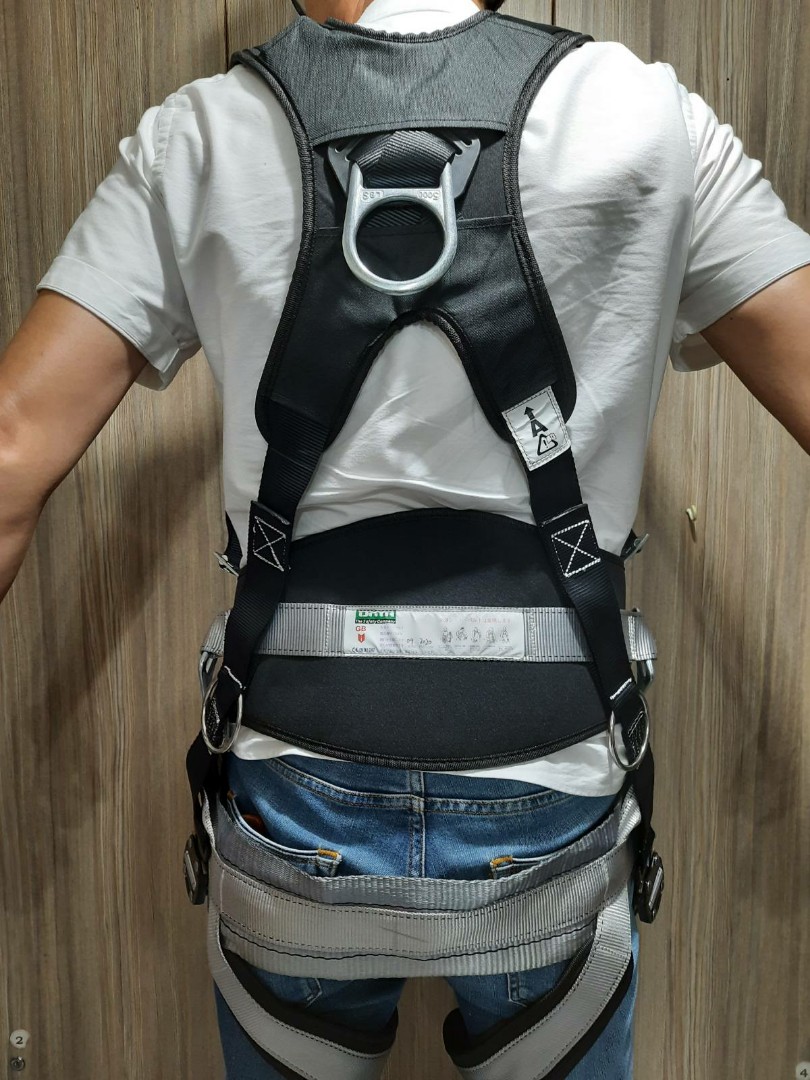 Professional Full Body Harness Zipline Rappelling Tower Mountain ...