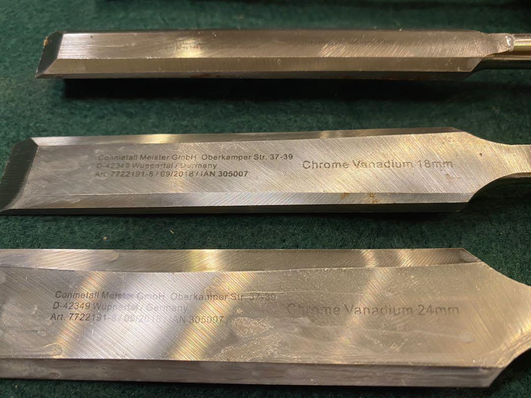 Profi powerfix chisels, set of 4, Furniture & Home Living, Home ...