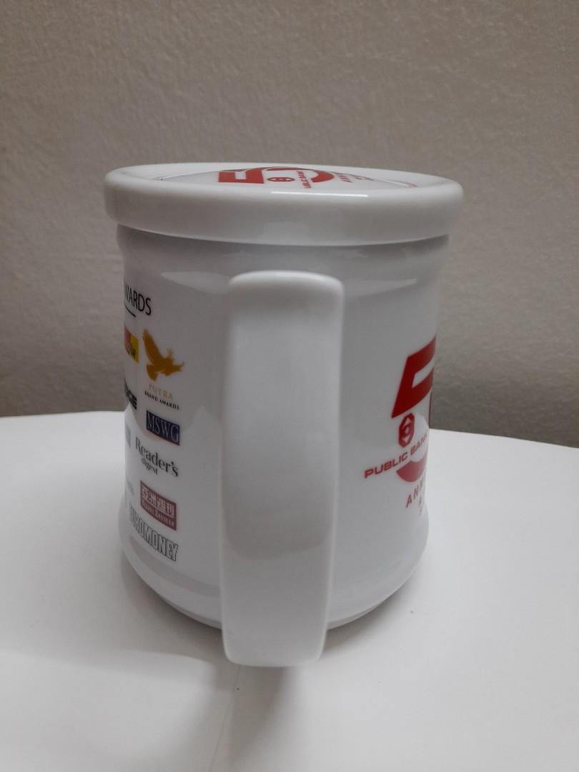 Public Bank 50th Anniversary Mug with Lid, Furniture & Home Living ...