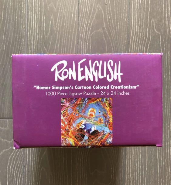 Ron English / 1000塊 砌圖 拼圖 Simpsons 阿森一族, 興趣及遊戲, 手作＆自家設計, 文具及工藝 - 畫作及印刷品 ...