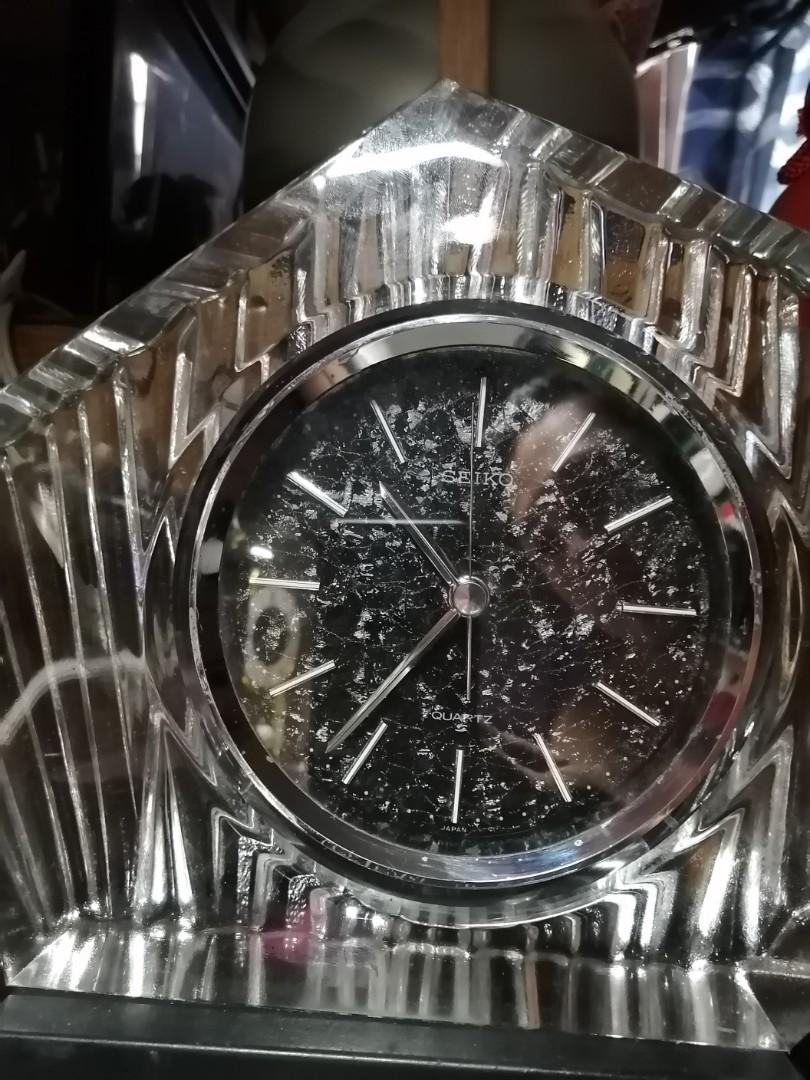 Seiko Crystal clock, Hobbies & Toys, Memorabilia & Collectibles ...
