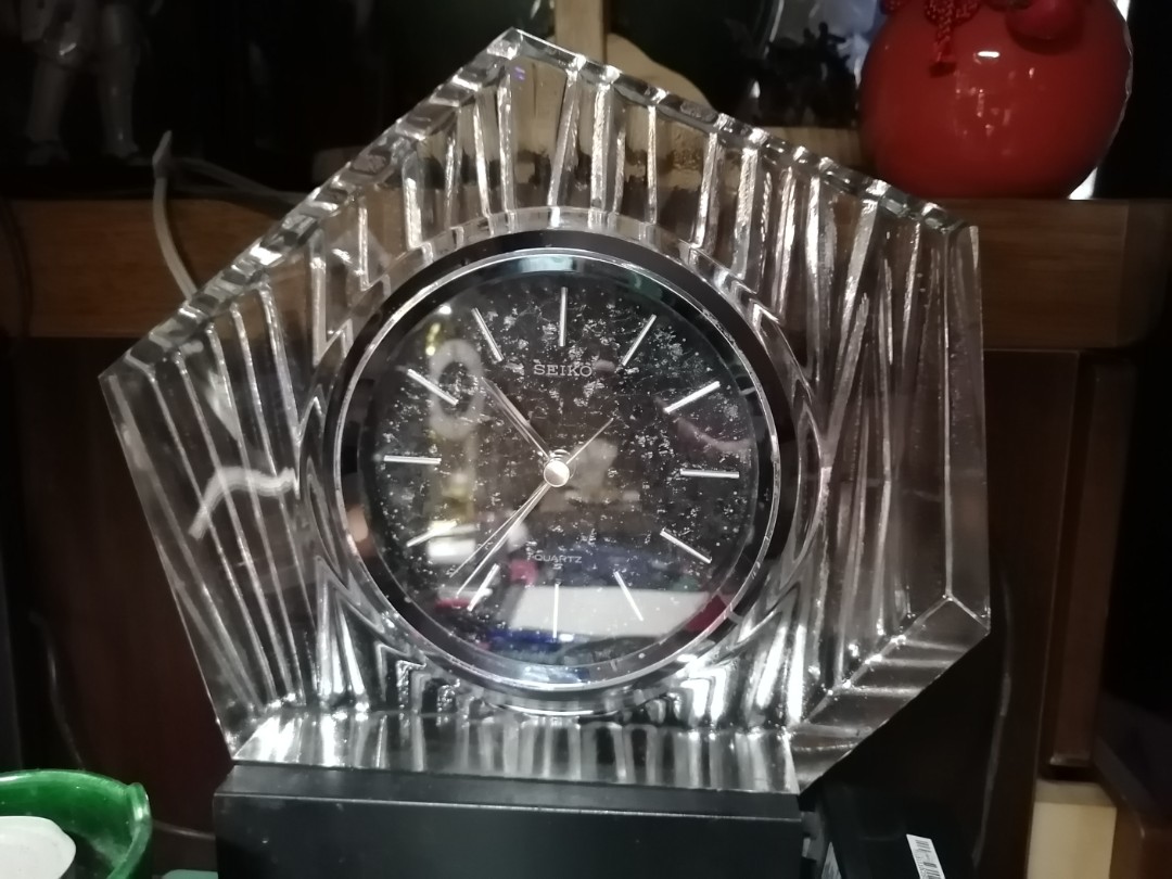 Seiko Crystal clock, Hobbies & Toys, Memorabilia & Collectibles ...