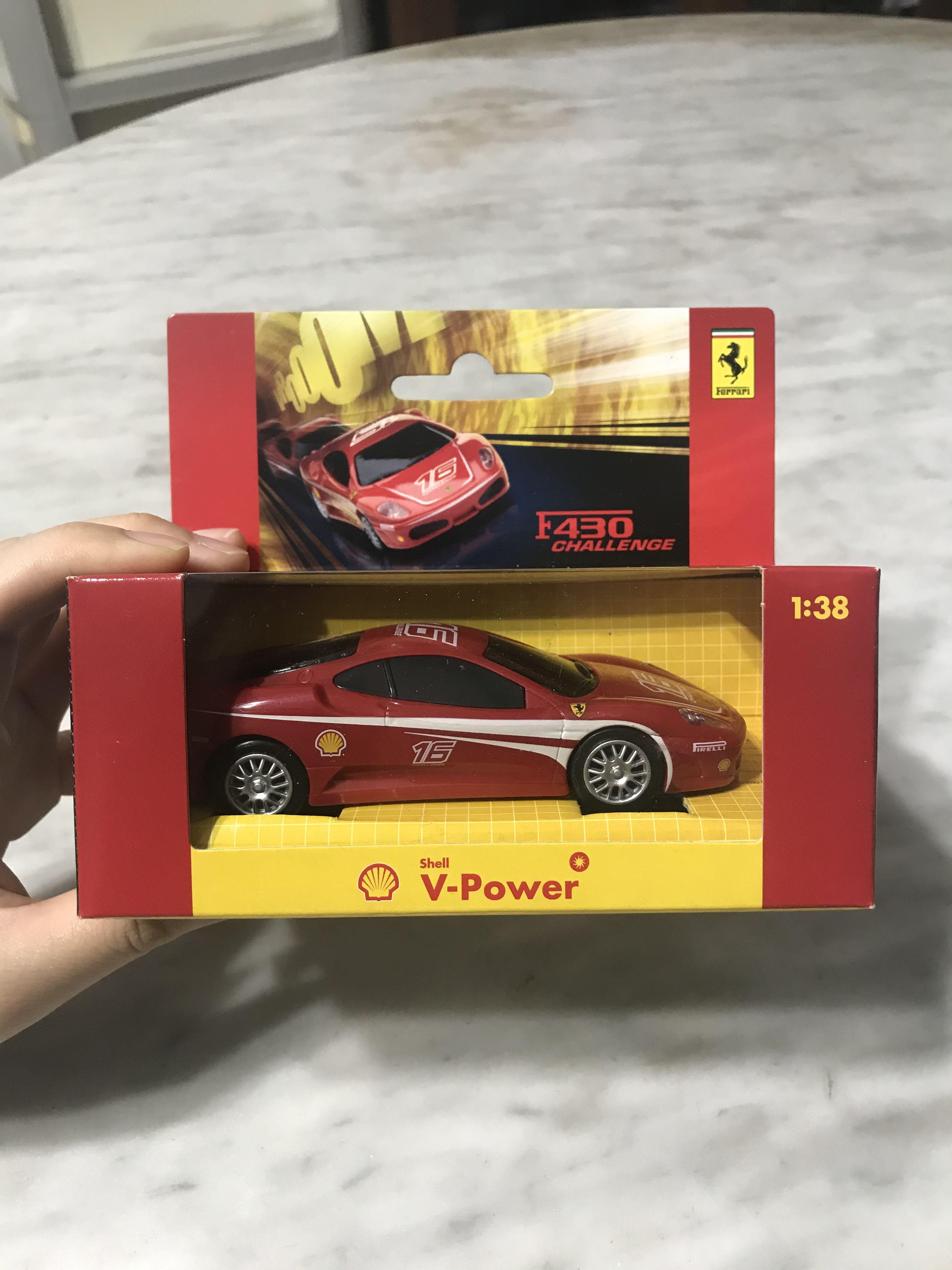 Shell V Power Ferrari 1:38 Full Set ( 7 Pieces ), Hobbies & Toys, Toys ...