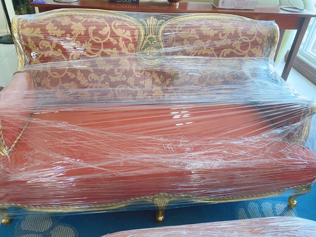 Rush sala set narra sofa set victorian style, Furniture & Home Living ...