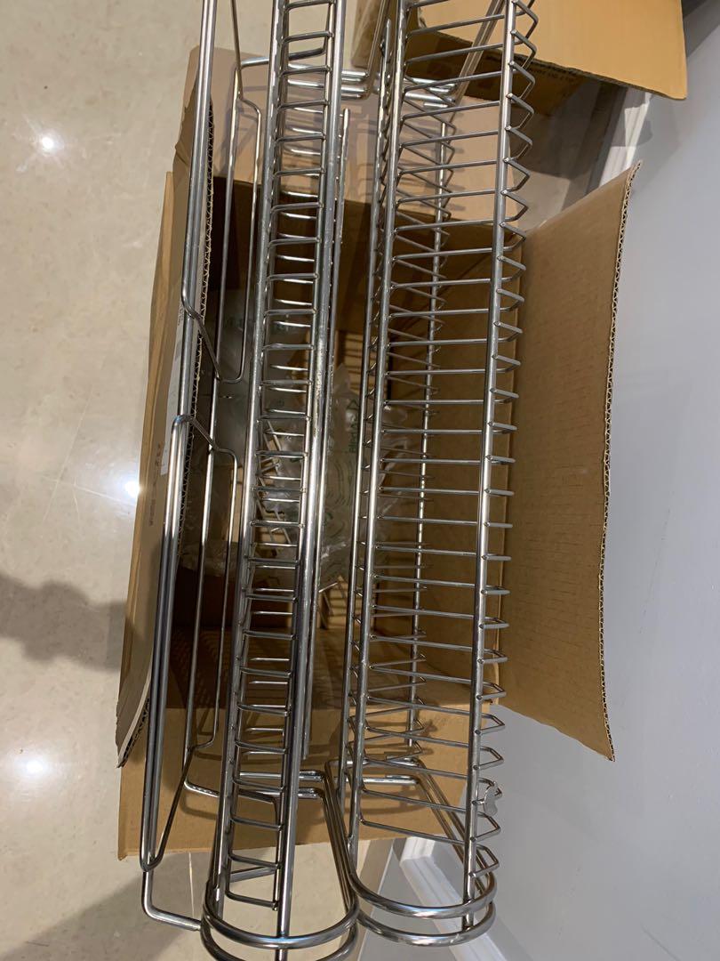 Song cho wall mounted dish rack, Furniture & Home Living, Bathroom ...