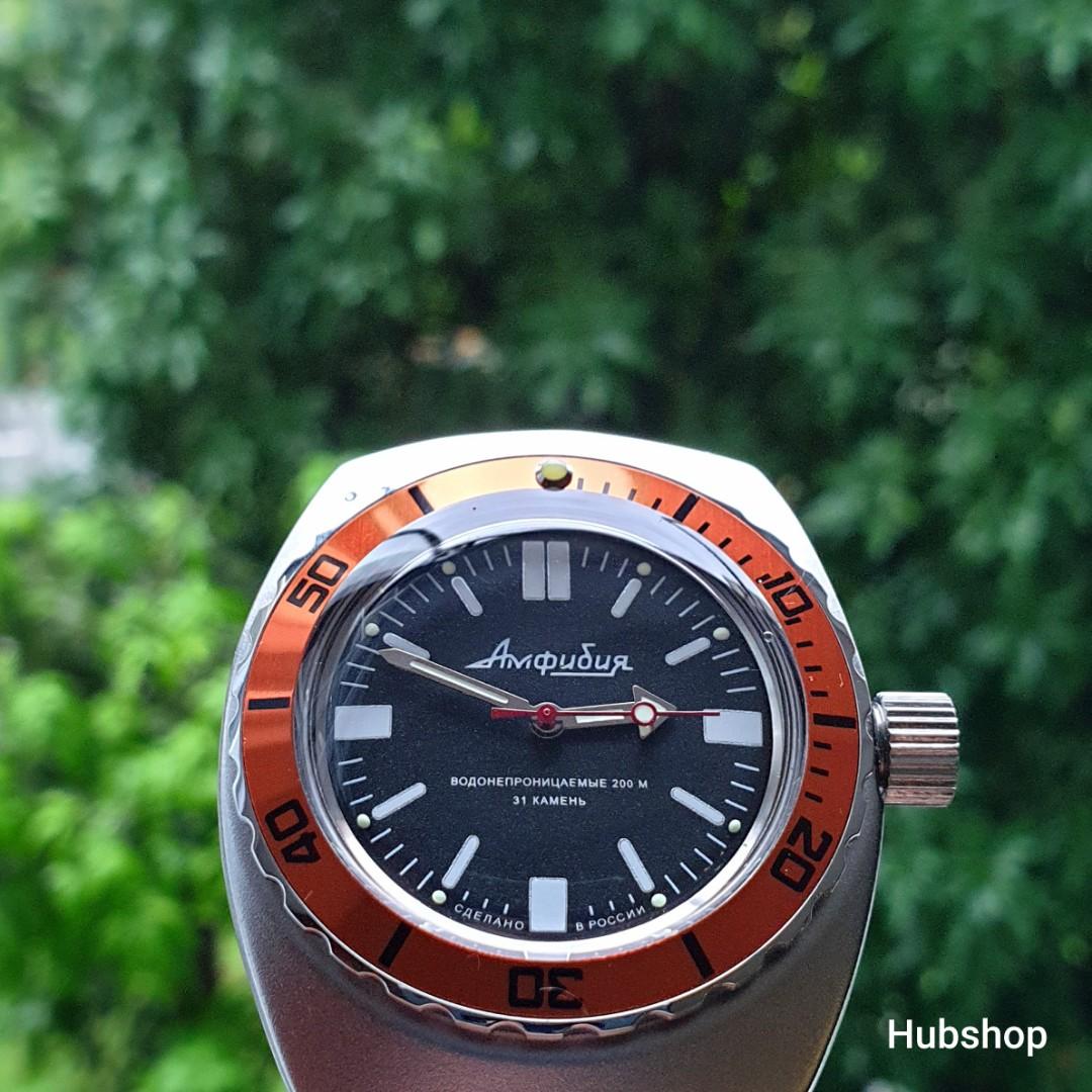 Limited Time Offer! Vostok Amphibia Diver Automatic Mechanical Watch ...