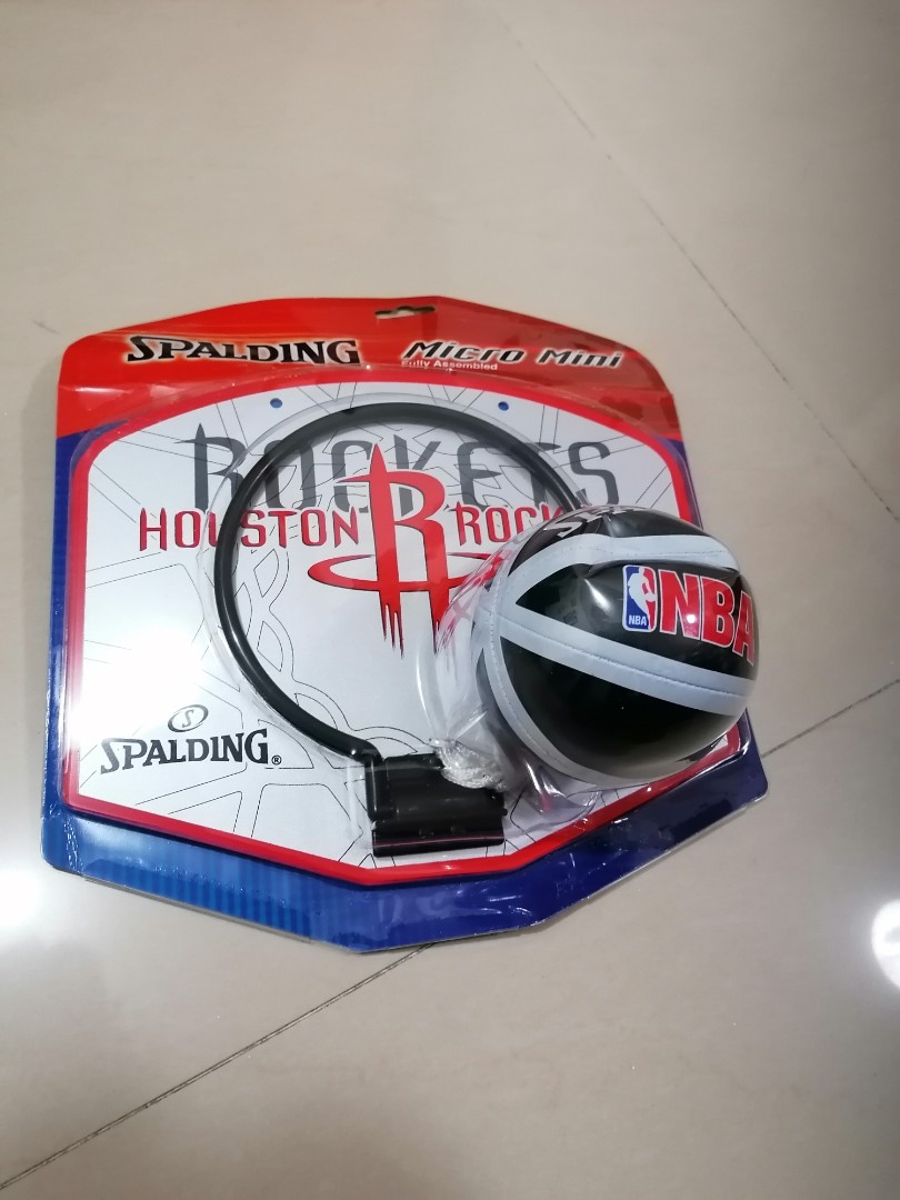 Spalding micro mini fully assembled NBA San Antonio Spurs /Houston ...