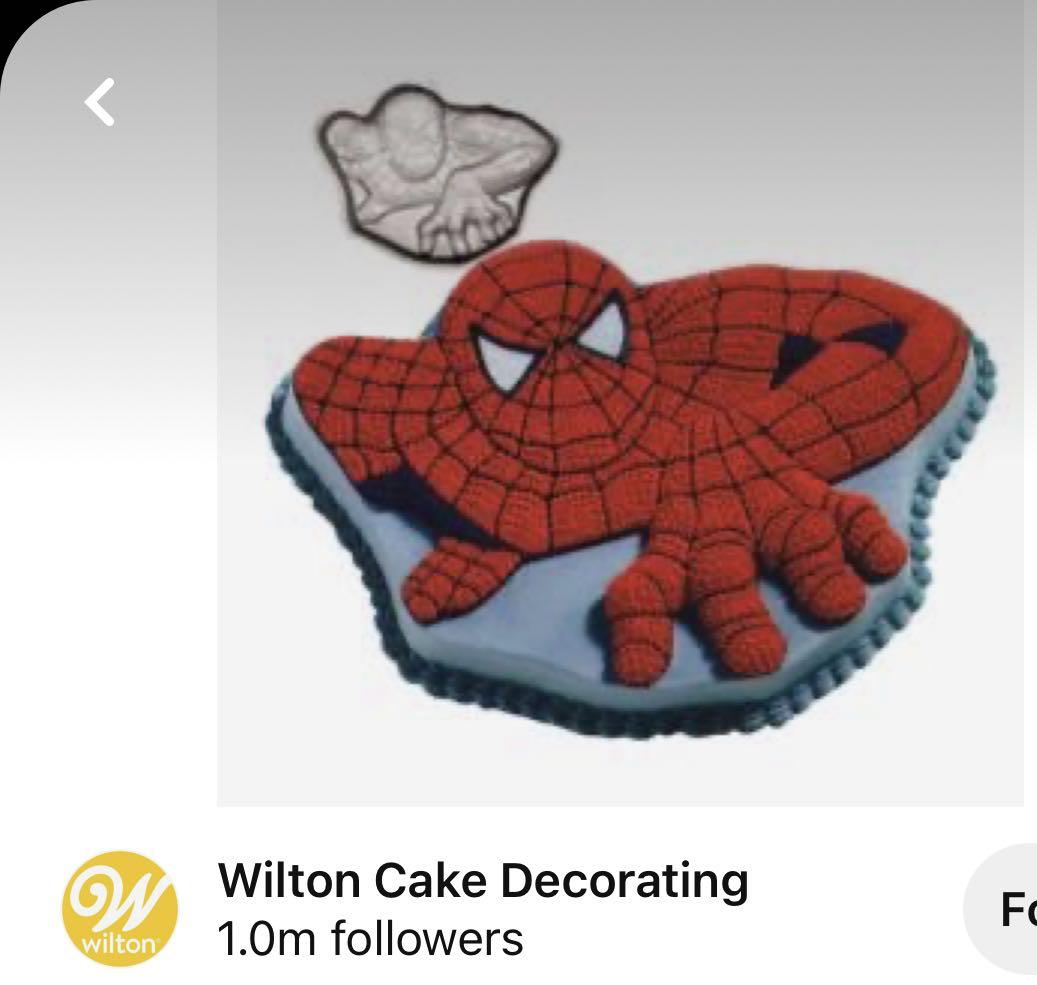 Spiderman Cake Pan - Baking, Furniture & Home Living, Kitchenware ...
