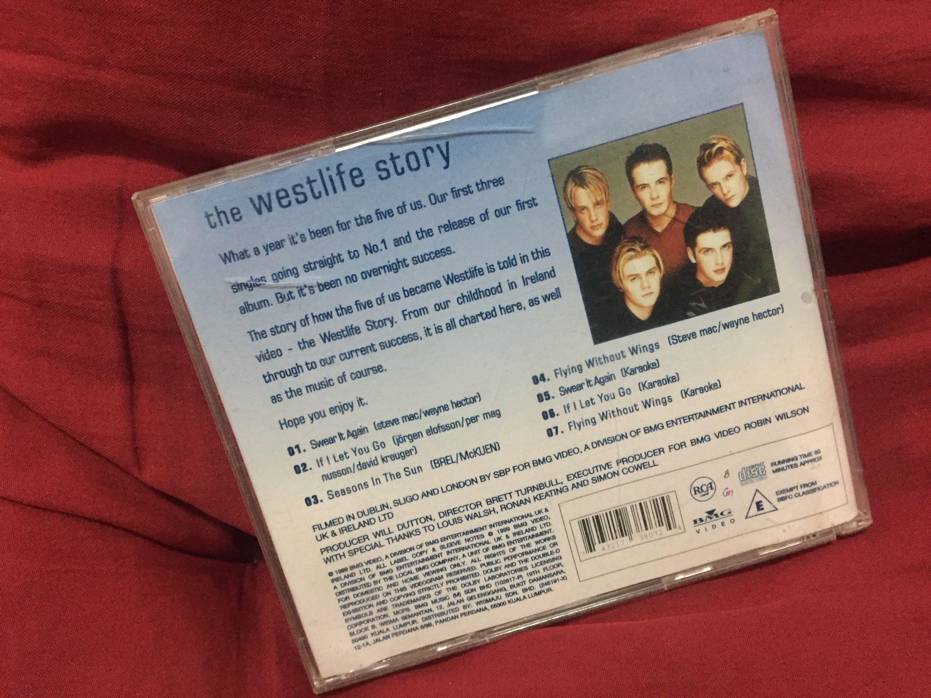 (VCD) The Westlife Story (Limited Edition), Hobbies & Toys, Music ...