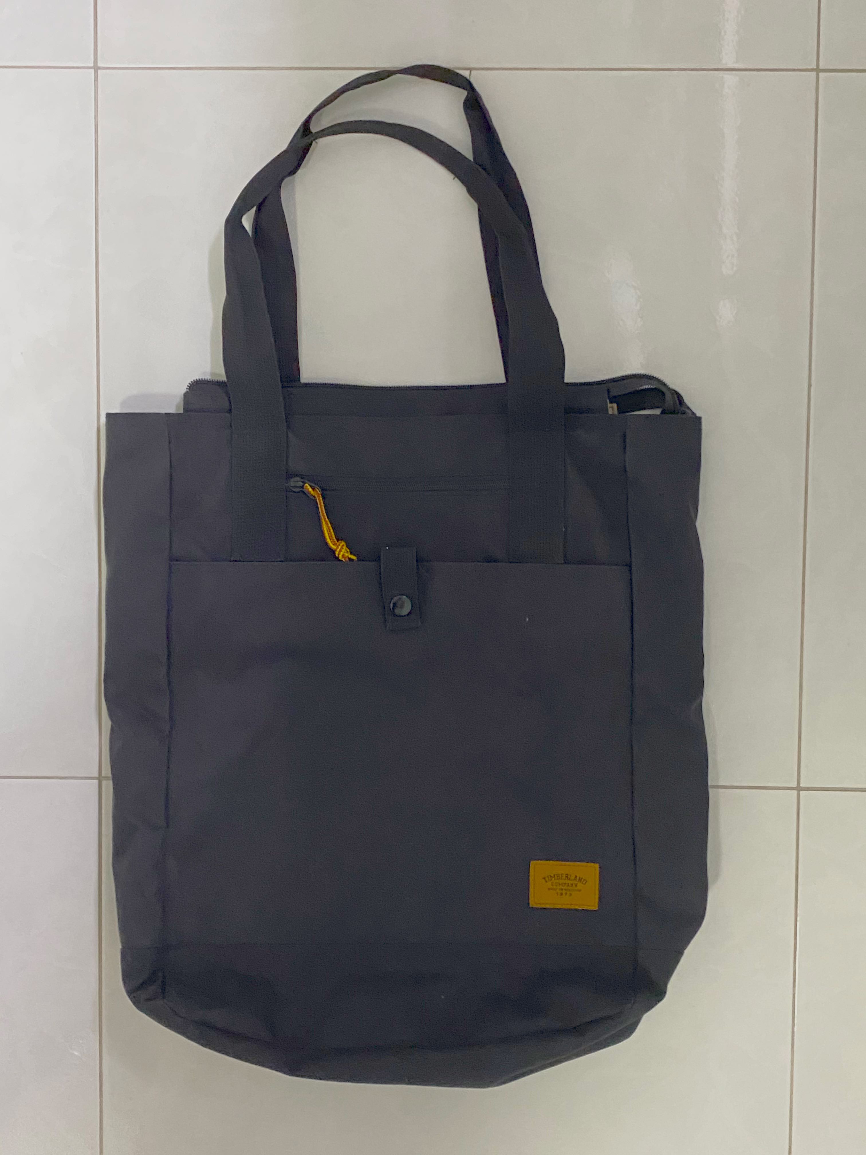 Timberland tote backpack (black), Women's Fashion, Bags & Wallets, Tote ...
