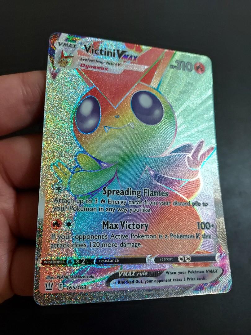 Victini Vmax Hyper Rare Battle Styles Pokemon, Hobbies & Toys, Toys ...