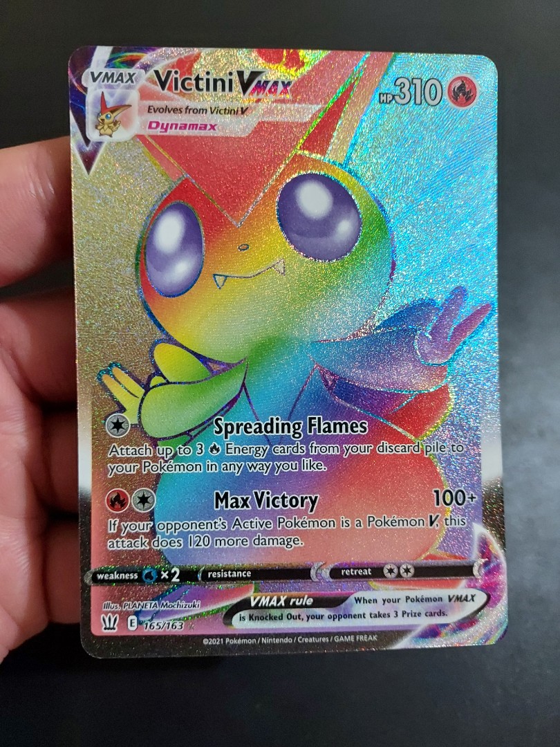 Victini Vmax Hyper Rare Battle Styles Pokemon, Hobbies & Toys, Toys ...