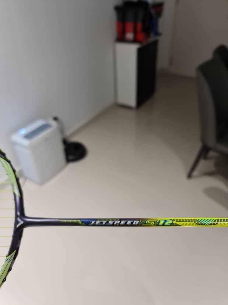 Victor Jetspeed 12 (Yellow), Sports Equipment, Sports & Games, Racket ...