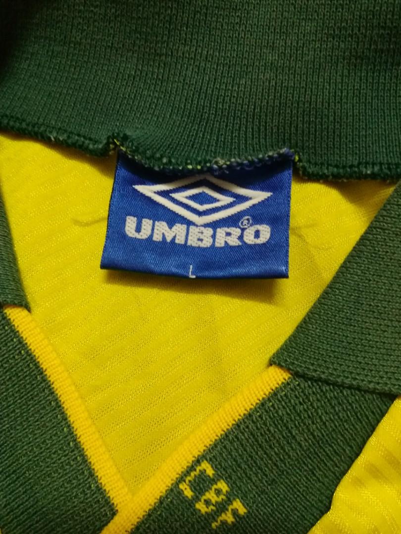Vintage Brazil Original Umbro Jersey, Men's Fashion, Activewear on ...