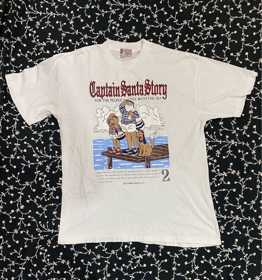 vintage captain santa, Men's Fashion, Tops & Sets, Tshirts & Polo ...