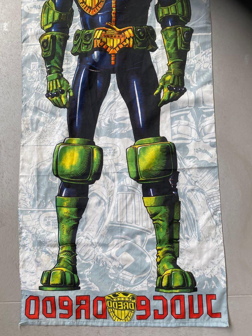 Vintage rare year 95 judge dredd licensed cloth poster banner, Vintage ...