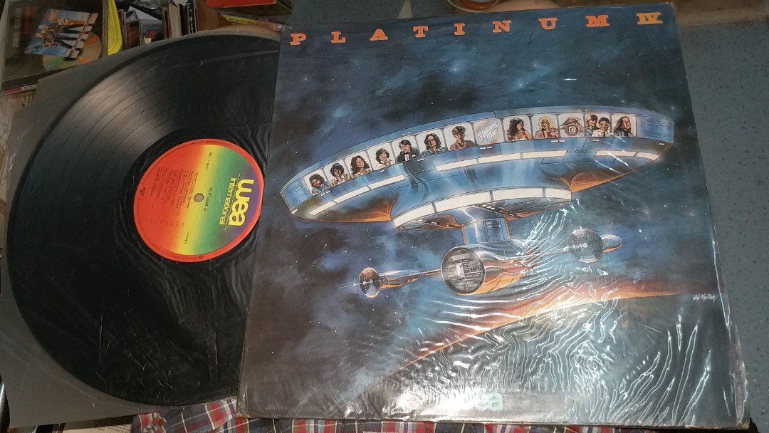 WEA PLATINUM IV 舊版LP 杜麗莎 / BUGGLES / FLEETWOOD MAC / RODNEY CROWELL ...