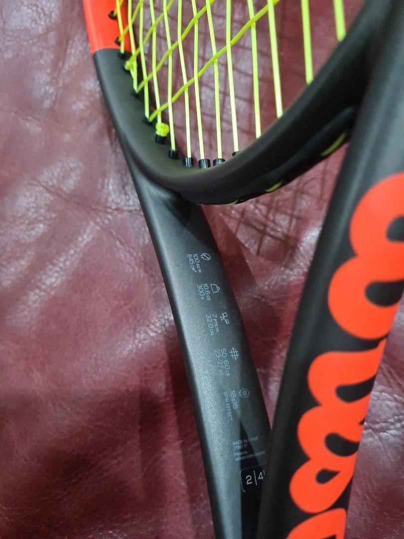 Wilson Burn 100S V2 brand new racquet, Sports Equipment, Sports & Games ...