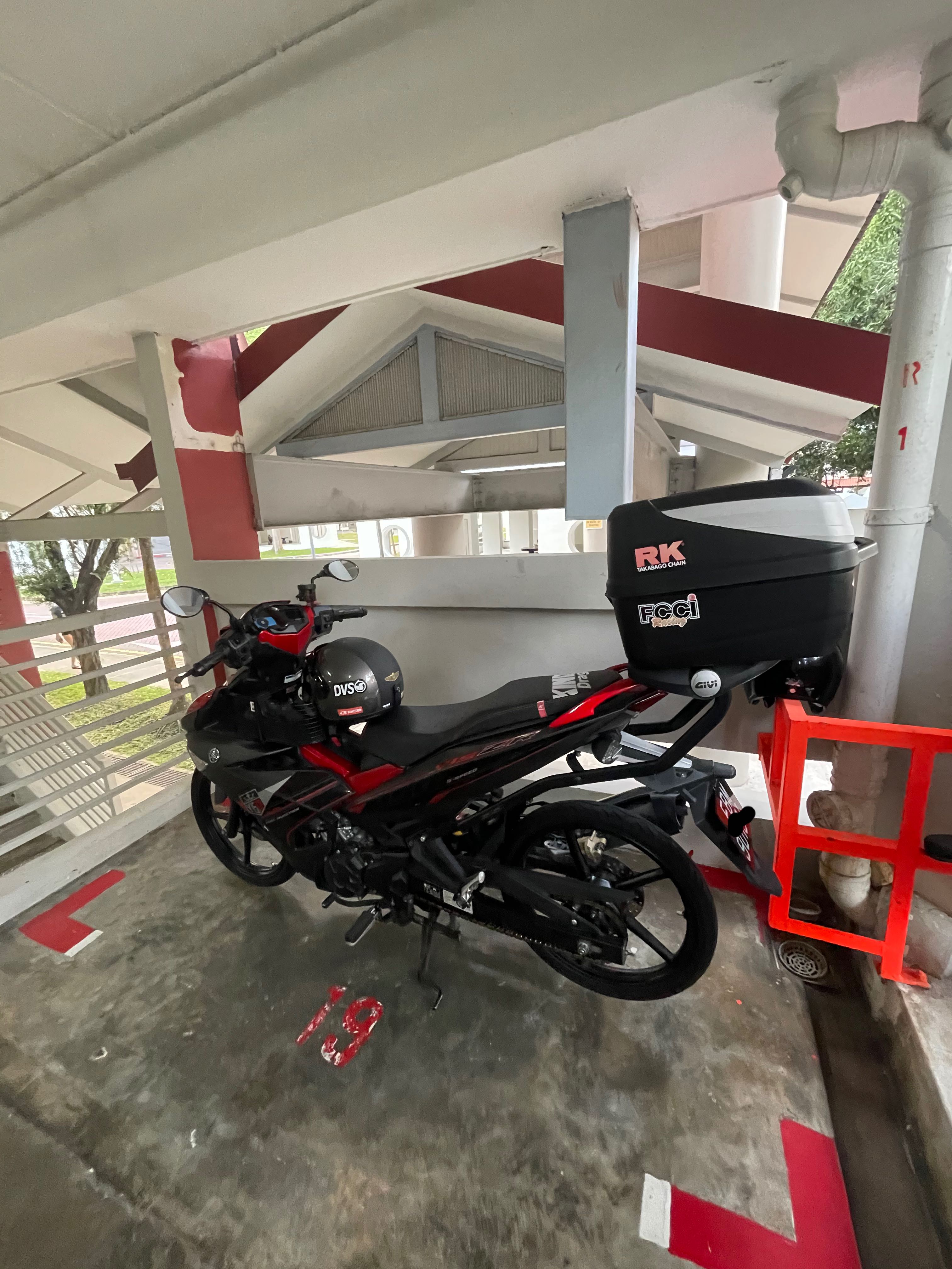 Yamaha Sniper Coverset Merah Robot, Motorcycles, Motorcycle Apparel on ...