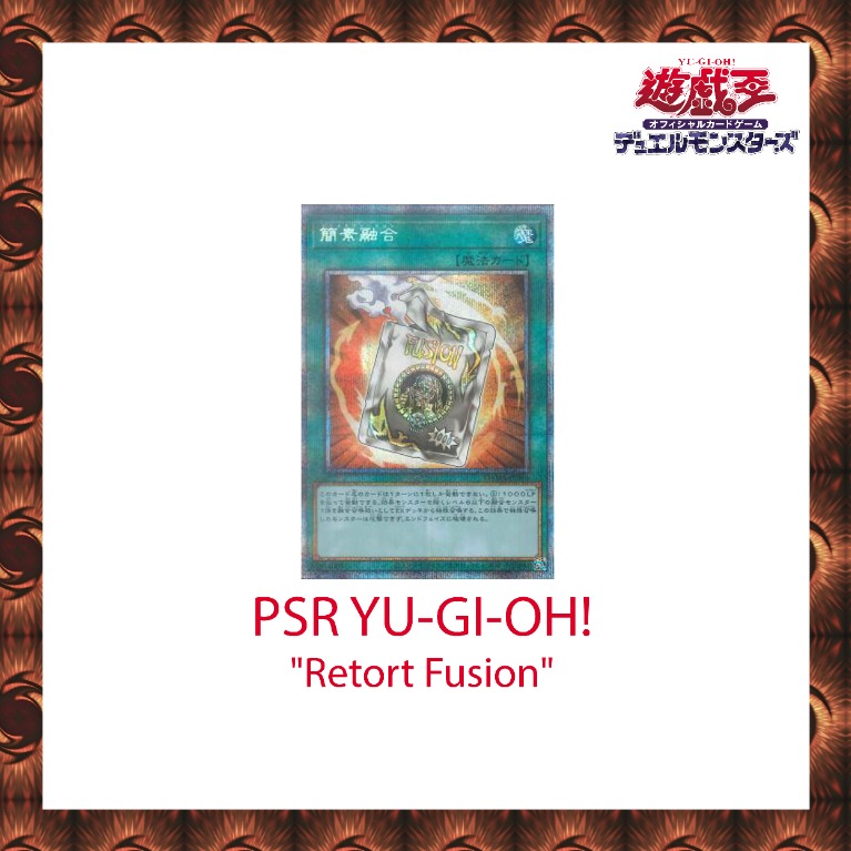 Yugioh Retort Fusion PSR DAMA-JP066, Hobbies & Toys, Toys & Games on Carousell
