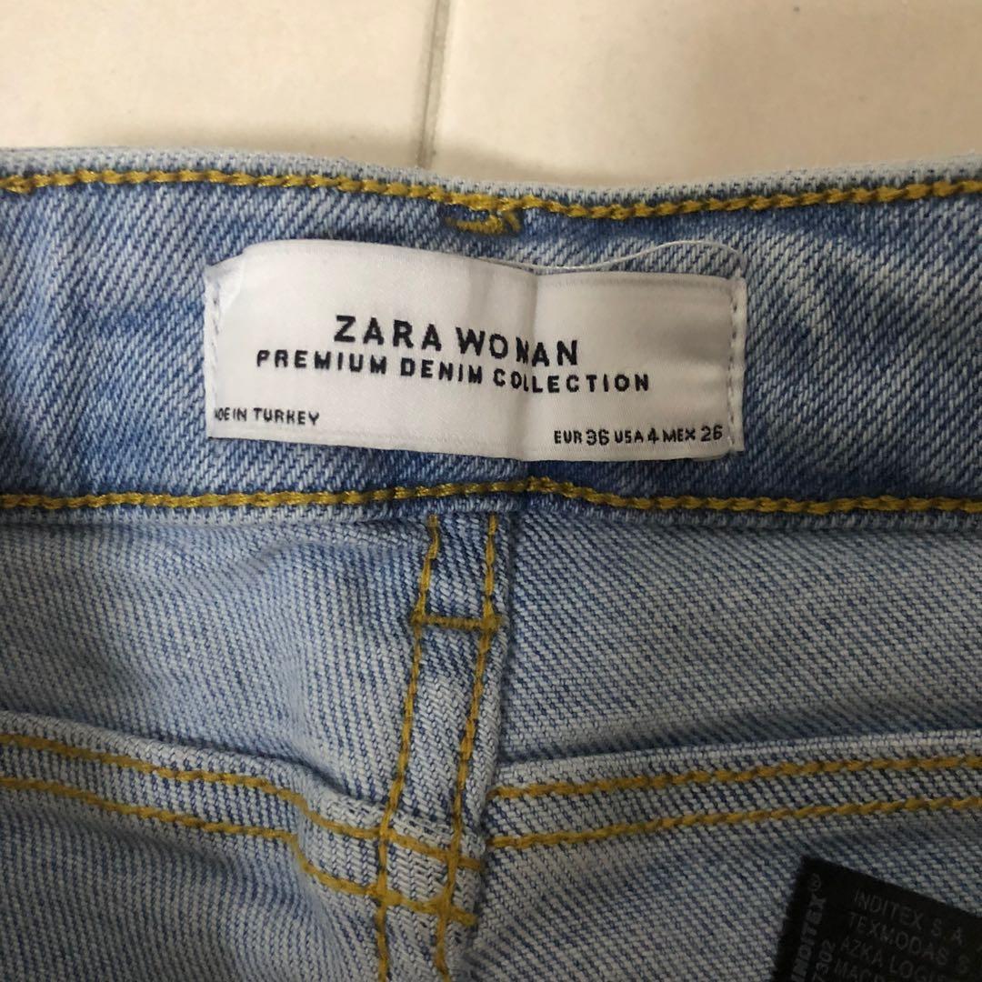 Zara Denim Ripped Jeans, Women's Fashion, Bottoms, Jeans & Leggings on ...