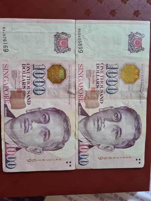 1k thousand dollar notes, Hobbies & Toys, Memorabilia & Collectibles ...