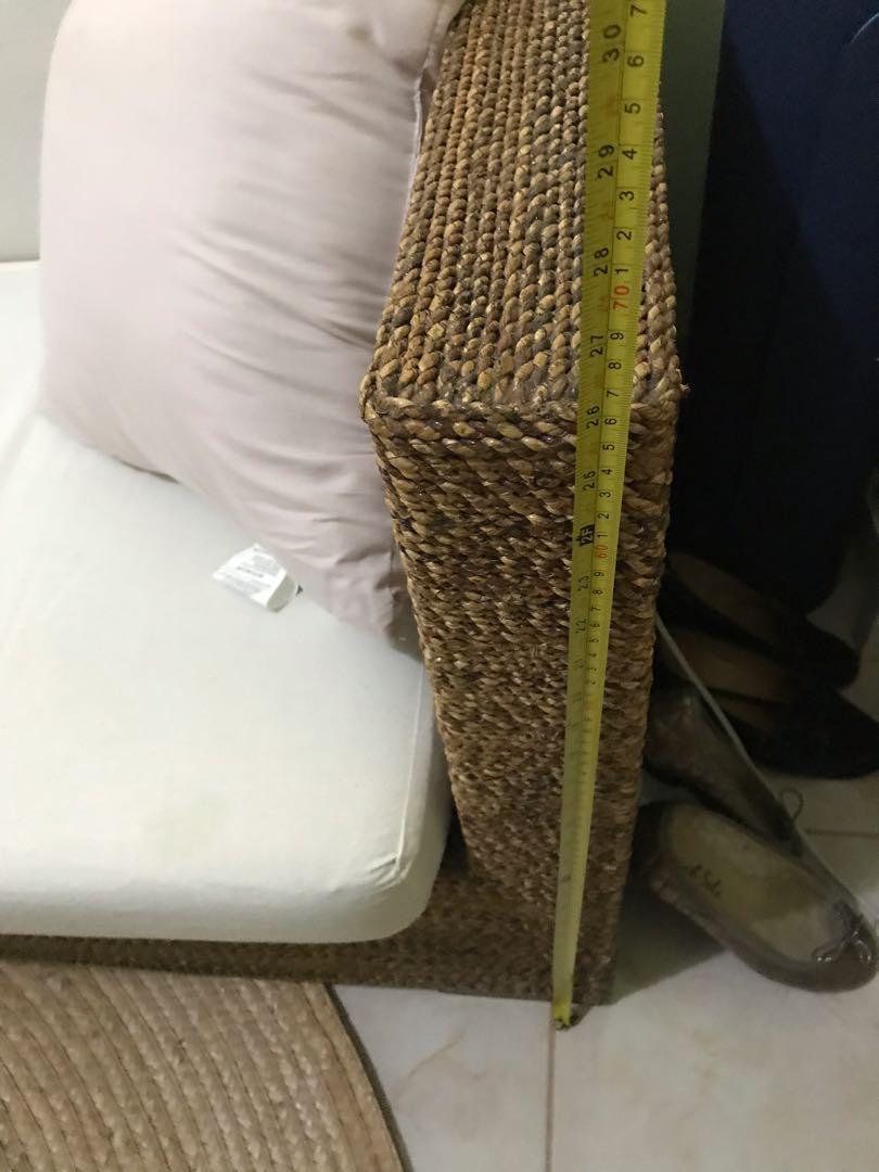3 seater abaca Sofa, Furniture & Home Living, Furniture, Sofas on Carousell