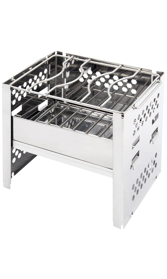 Yoler B6 不鏽鋼摺疊柴爐 露營必用便攜 B6君, 興趣及遊戲, 旅行, 旅遊 - 旅行必需品及用品 - Carousell