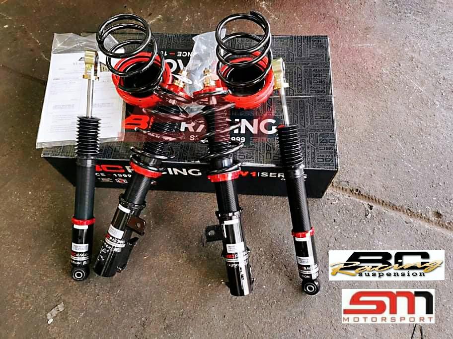 BC Racing V1 Series Hi Lo Soft Hard Bodyshift 30click Myvi G3 New Myvi ...