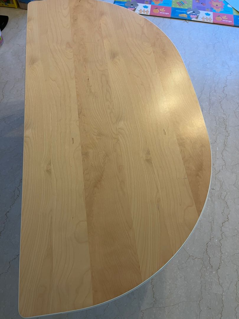 Bekant semicircle table, Furniture & Home Living, Furniture, Tables ...