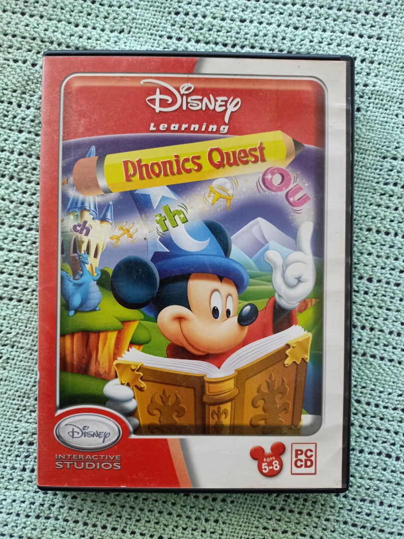CD-ROM : Disney Learning (Phonics Quest), Hobbies & Toys, Music & Media ...