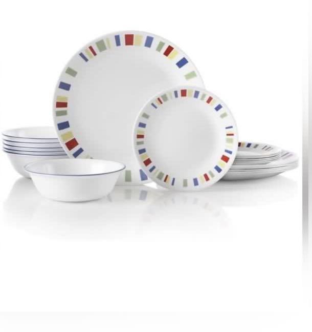 Corelle 18pc Dinnerware Set Memphis, Furniture & Home Living ...