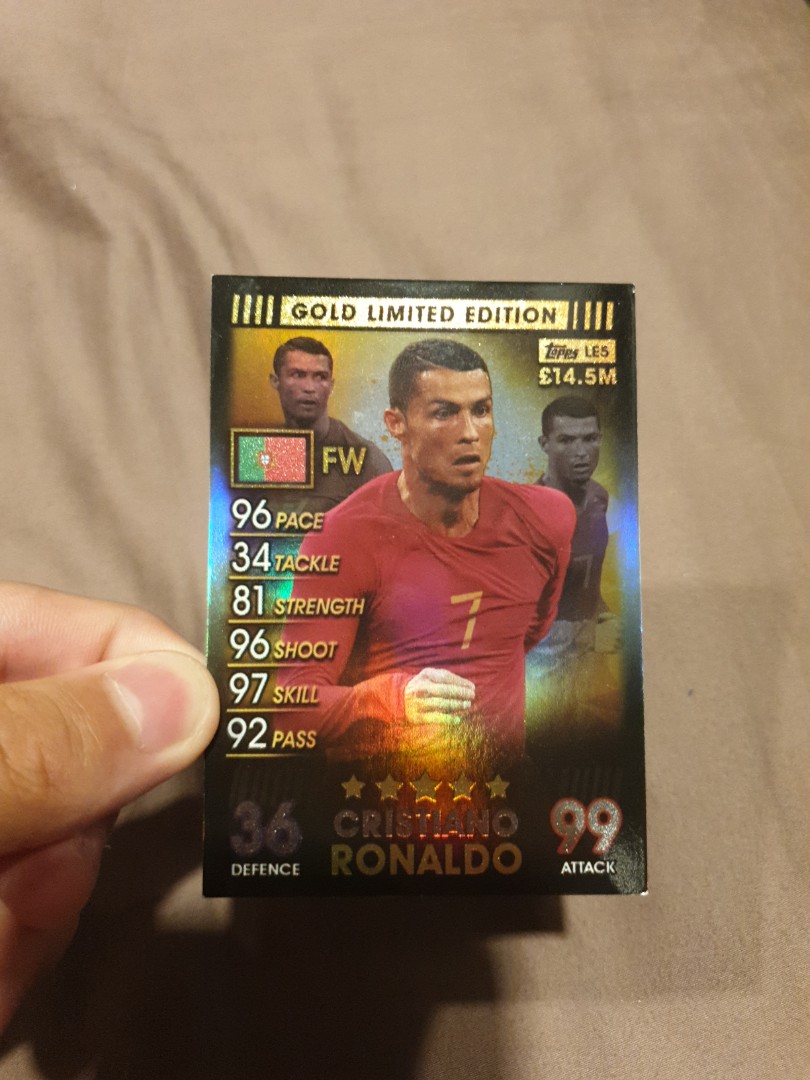 Cristiano Ronaldo Gold Limited Edition, Hobbies & Toys, Toys & Games on ...