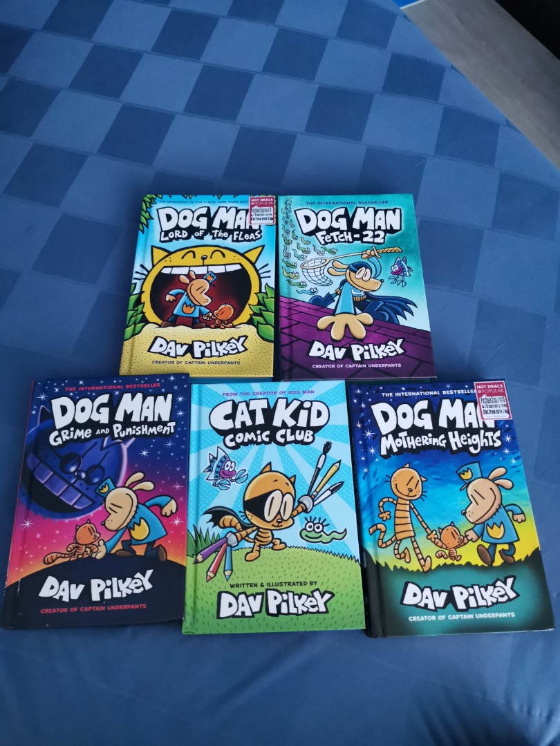 Dog man books by DAV PILKEY|fetch-22|lord of the fleas|grime and ...