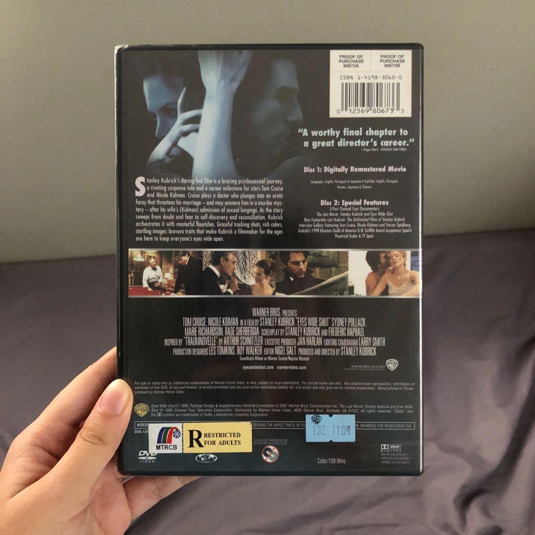 Eyes Wide Shut DVD, Hobbies & Toys, Music & Media, CDs & DVDs on Carousell