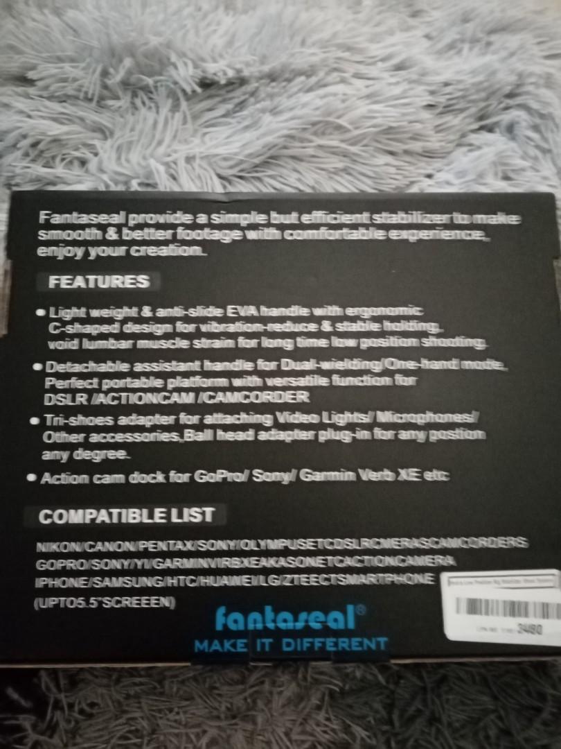 FANTASEAL HYDRA STABILIZER, Photography, Video Cameras on Carousell