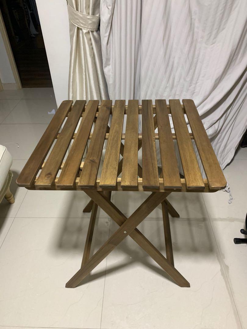 Foldable table, Furniture & Home Living, Furniture, Tables & Sets on ...