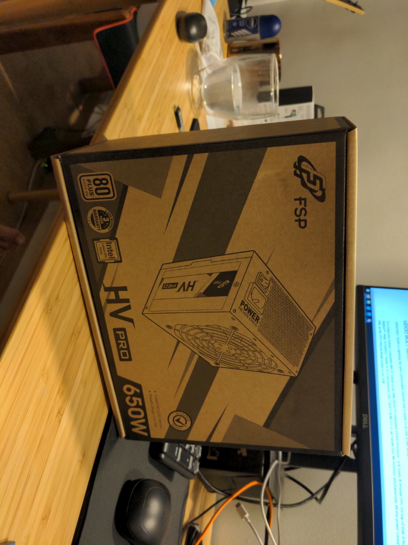 FSP HV PRO 650W Power supply, Computers & Tech, Parts & Accessories on ...