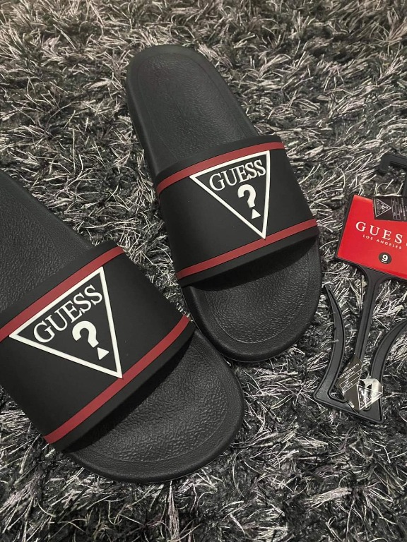 GUESS SLIDES, for men, Men's Fashion, Footwear, Slippers & Slides on ...