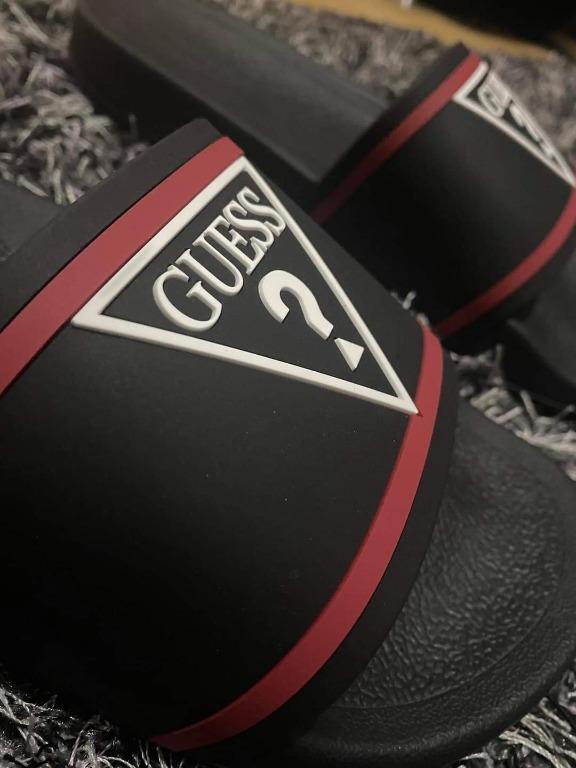 GUESS SLIDES, for men, Men's Fashion, Footwear, Slippers & Slides on ...