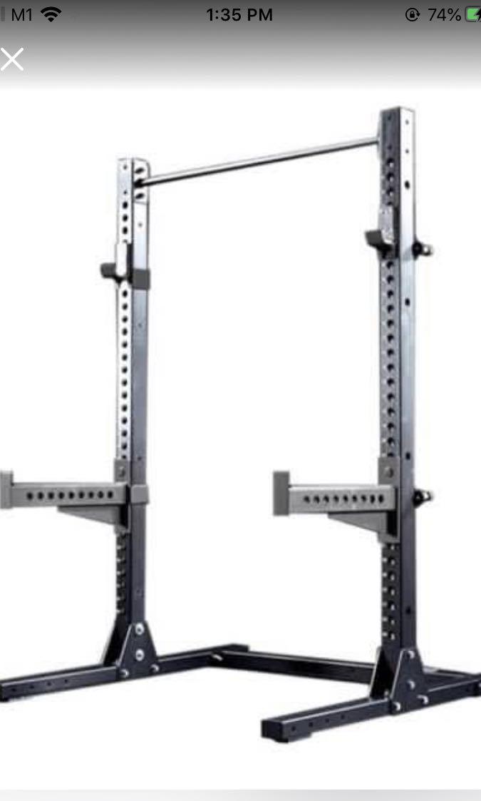 Home Gym - Half rack and weights, Sports Equipment, Exercise & Fitness ...