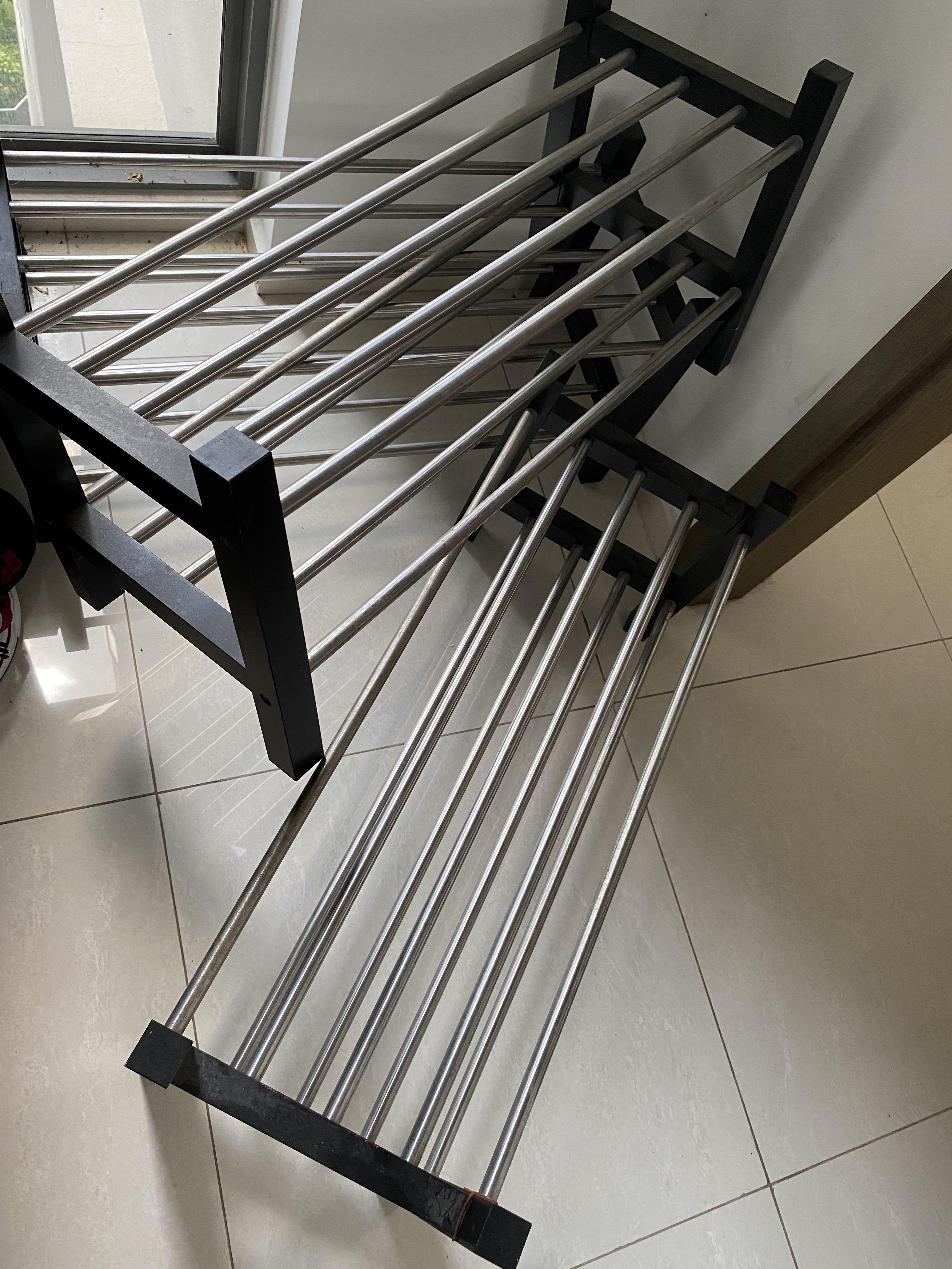 Ikea Tjusig Shoe racks, Furniture & Home Living, Furniture, Shelves ...