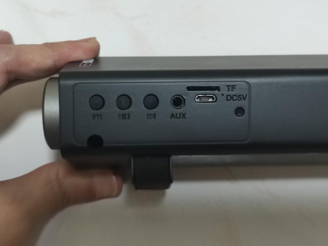 IP-08 Mini Battery Operated Bluetooth Soundbar, Audio, Soundbars ...