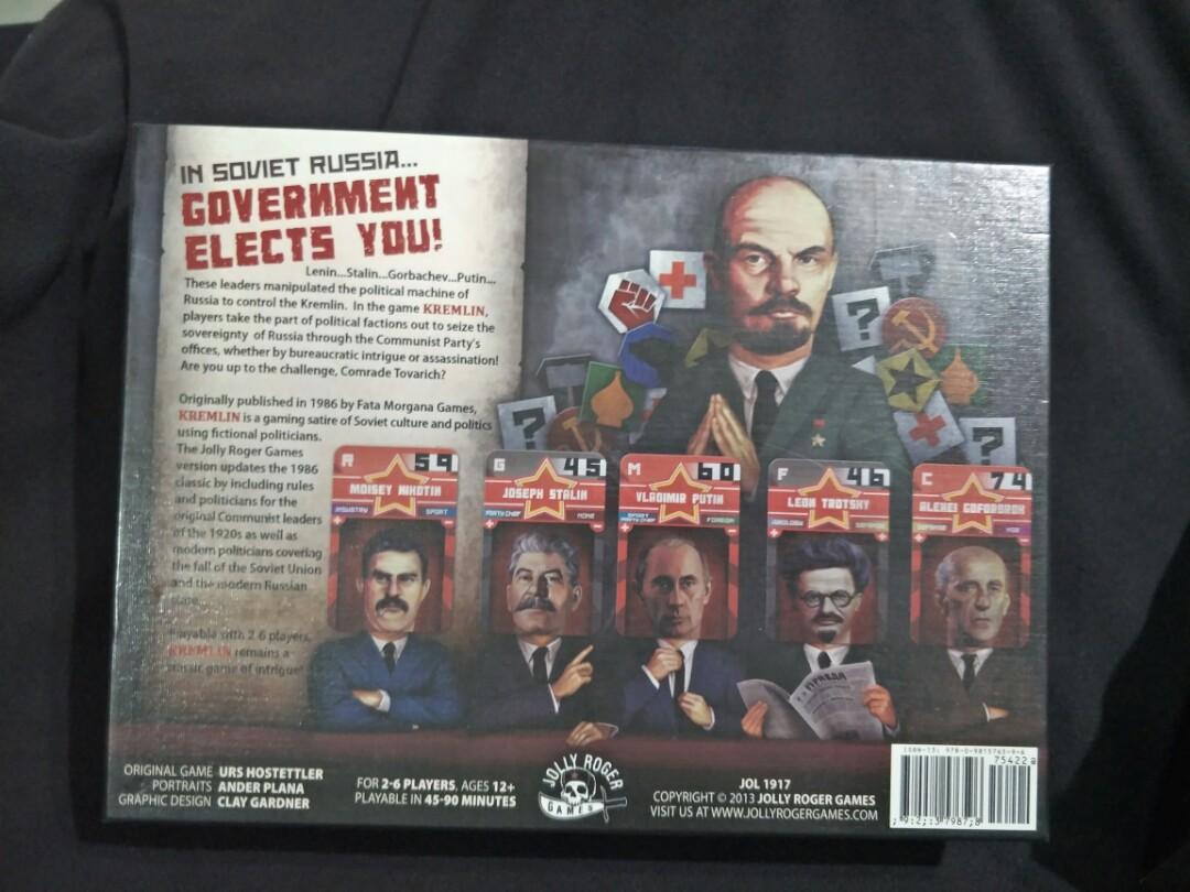 Kremlin board game by Jolly Roger Games, Hobbies & Toys, Toys & Games ...