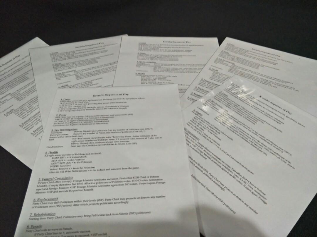 Kremlin board game by Jolly Roger Games, Hobbies & Toys, Toys & Games ...