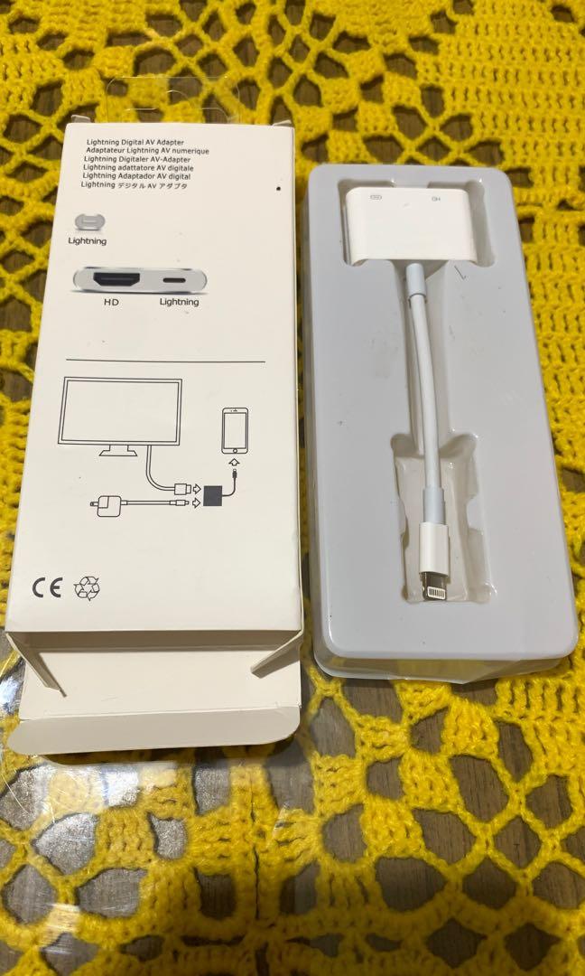 LIGHTNING DIGITAL AV ADAPTER, TV & Home Appliances, TV & Entertainment ...